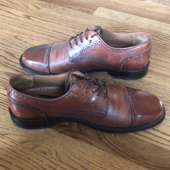 Bostonian | Shoes | Bostonian 75 Brown Leather Wingtip Oxford Shoes ...